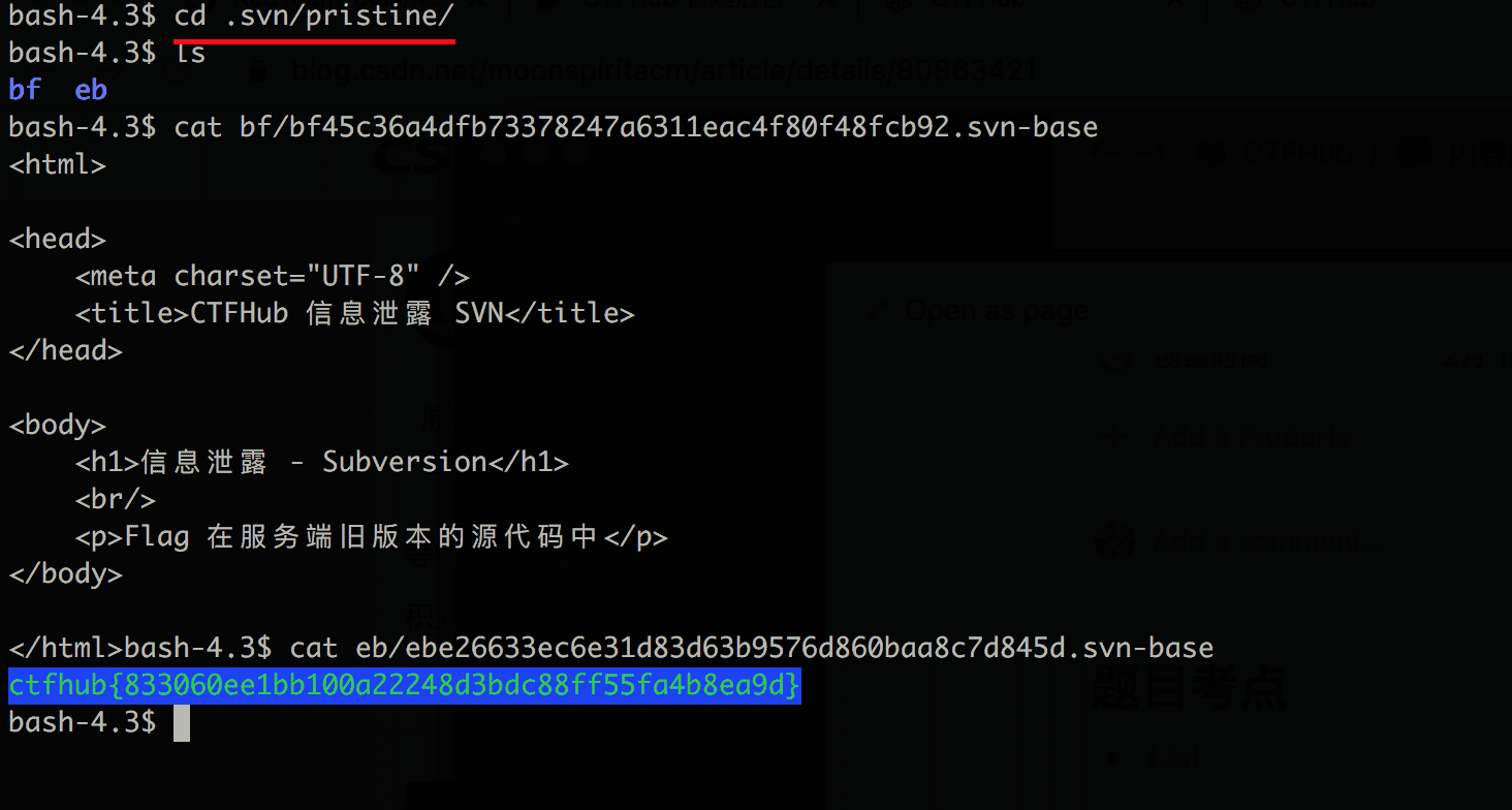SVN泄露 | CTFHub